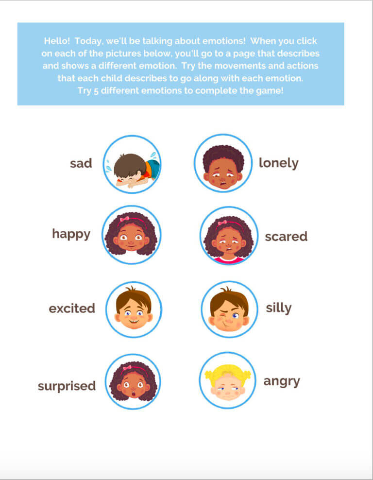 Emotional Regulation Activities for Kids | Digital Games - The Inspired ...