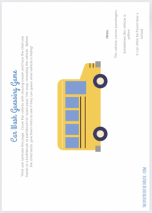 Transportation Themed Activity Pack - The Inspired Treehouse