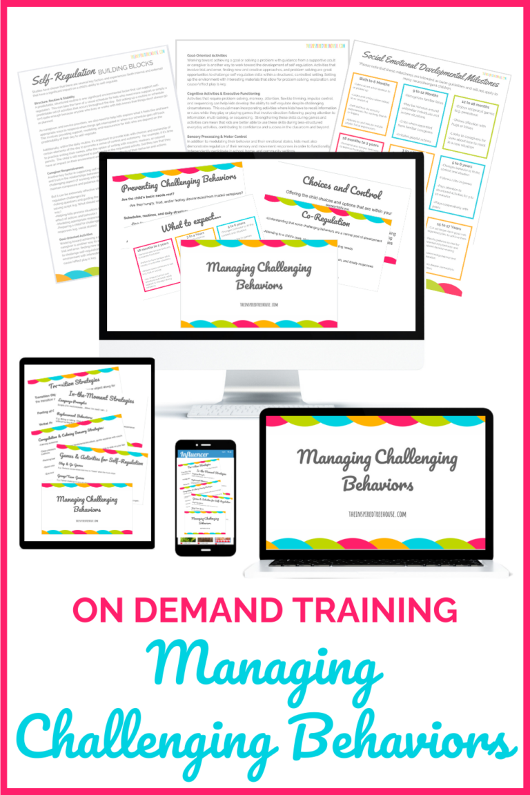 Managing Challenging Behaviors Training - The Inspired Treehouse